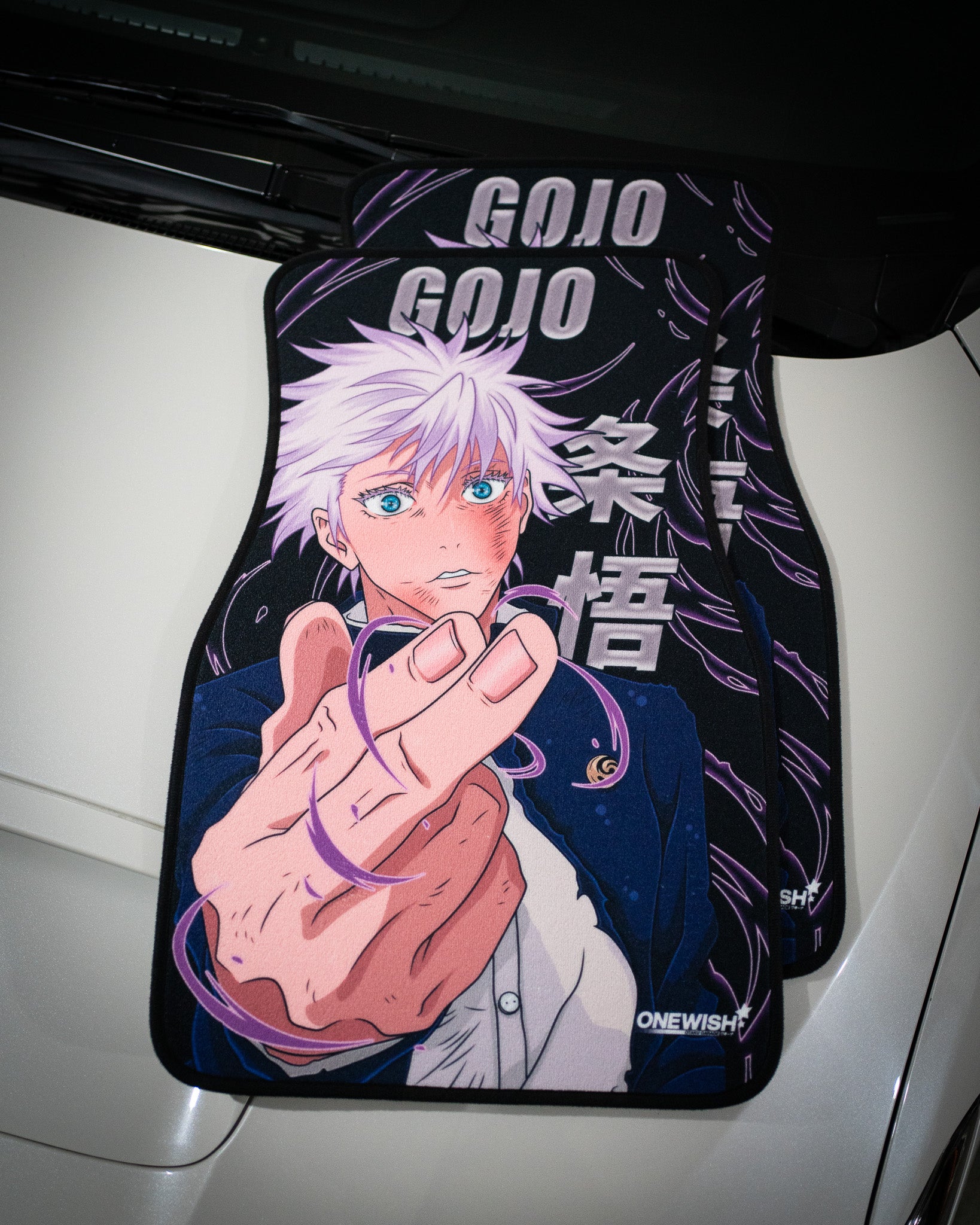 Gojo JJK Car Mats – One Wish Otaku Garage