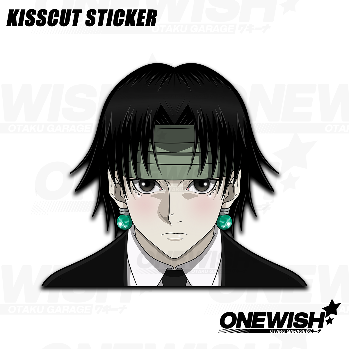 Chrollo Peeker Sticker – One Wish Otaku Garage