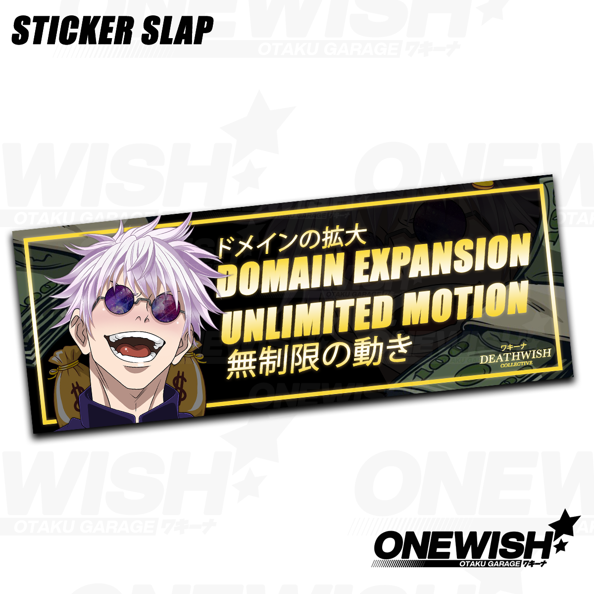 Gojo JJK Slap – One Wish Otaku Garage