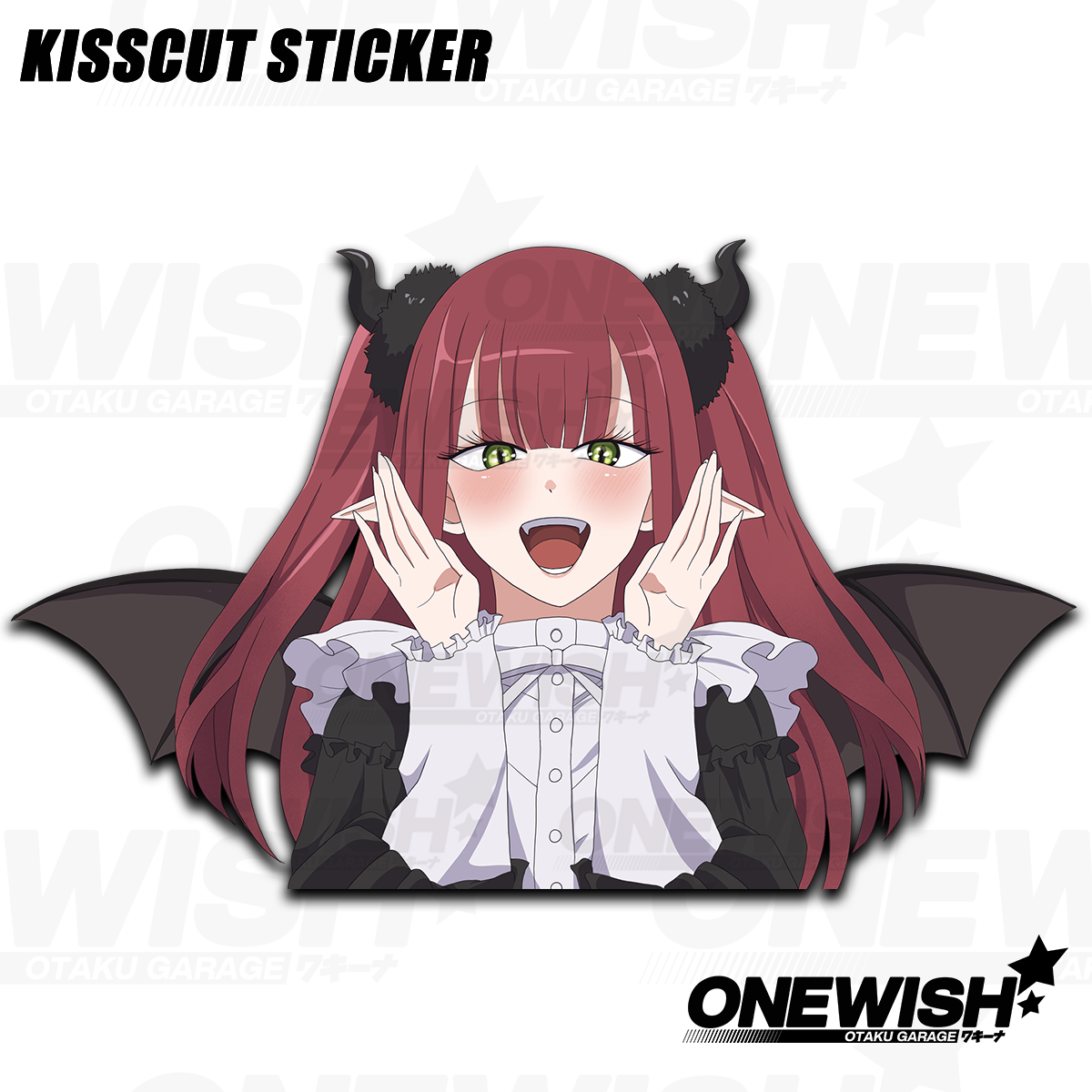 Marin Succubus Cosplay Sticker – One Wish Otaku Garage