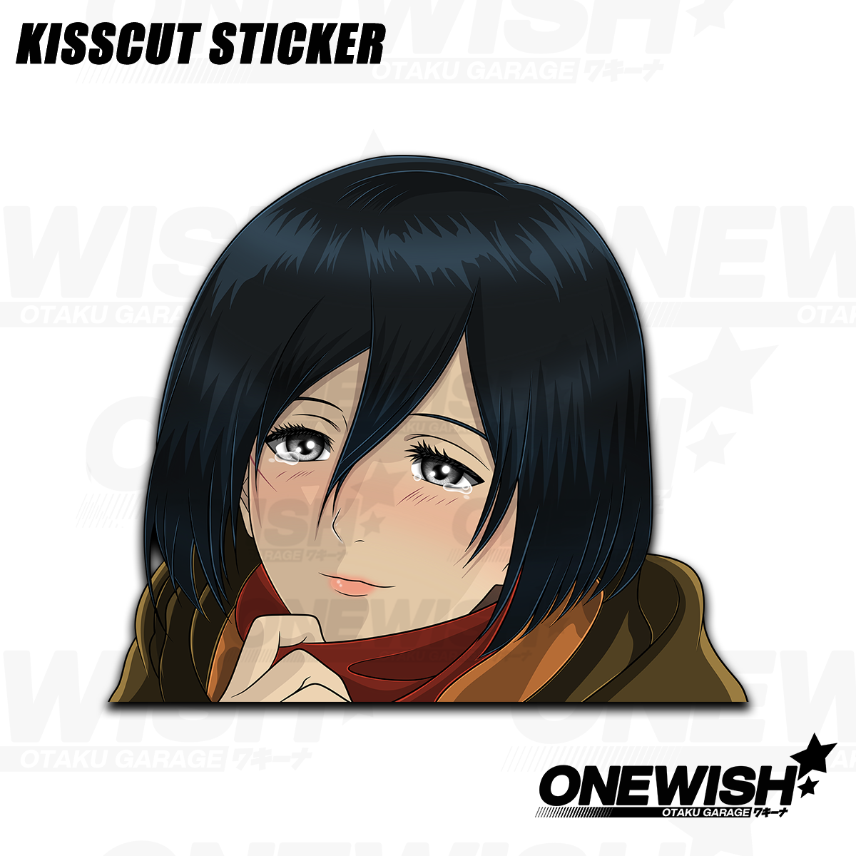 Mikasa Sticker – One Wish Otaku Garage
